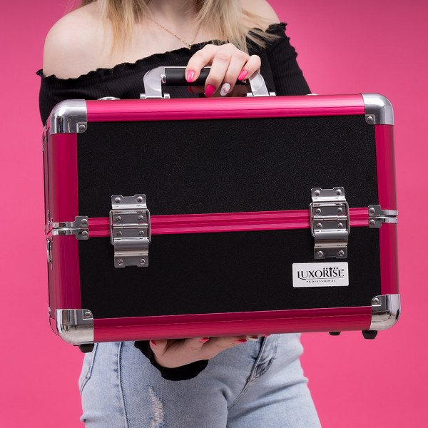 Geanta Makeup din Aluminiu, Color Chic - LUXORISE