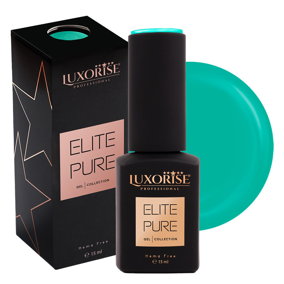 Oja Semipermanenta Hema Free Elite Pure LUXORISE - Graceful Jade, 15ml
