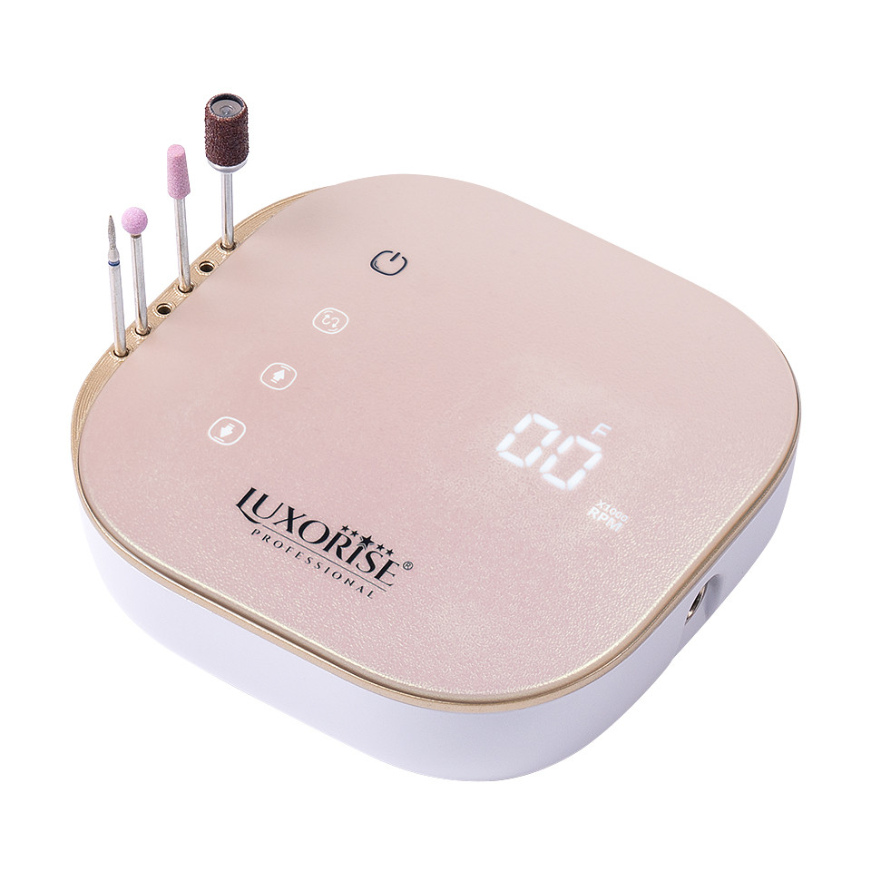 Freza Unghii Brushless Profesionala NailRevolution PRO - LUXORISE 35.000 RPM, Pink