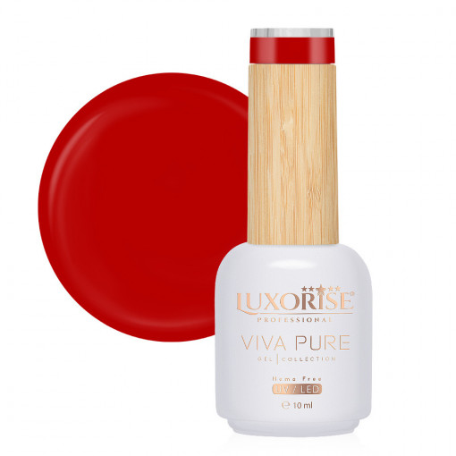 Oja Semipermanenta Hema Free LUXORISE Viva Pure - Strawberry Red 10ml