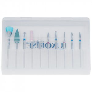 Set Bituri Freza Unghii LUXORISE, 10 buc