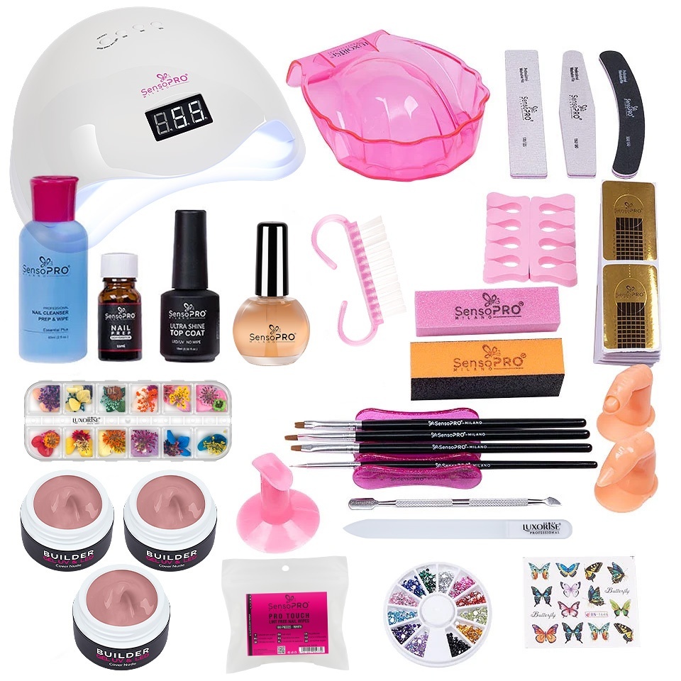 Kit Unghii cu Gel pentru Incepatori si Profesionisti | KitUnghii.ro