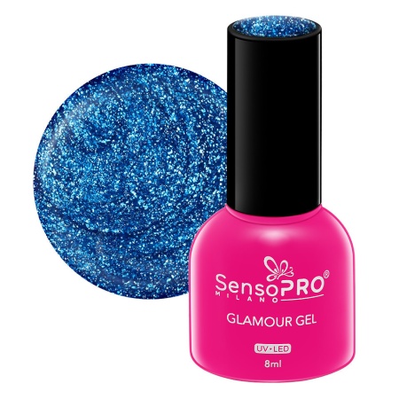 Oja Semipermanenta Glamour Gel SensoPRO Milano, 73 Dress to Impress, 8ml